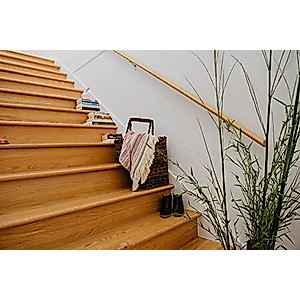Creative Co-Op Woven BacBac Leaf Stair Basket, Natural