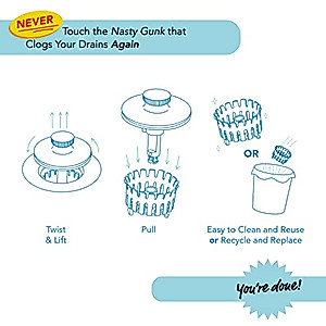 Drain Buddy Deluxe 1.5” Wide Bathtub Drain Stopper with Hair Catcher | Fits 1.5" Wide x 1.25" Deep Tub Drains | Easy Install to Prevent Tub Clogs | Chrome Plated Metal Cap w/ 1 Replacement Basket