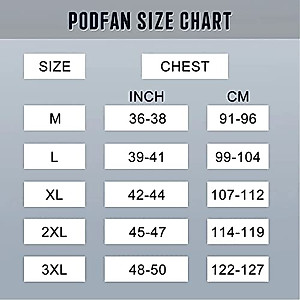 PODFAN Gynecomastia Compression Shirt for Men, Slimming Tank Top Undershirts, Mens Body Shaper Vest(Black,X-Large)