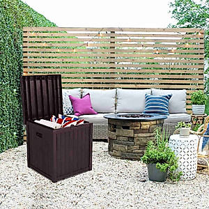 FRITHJILL Storage Deck Box, Outdoor Garden Tools and Storage Container for Patio Furniture, Store Items on Patio, Garage, Yard，51 Gallon