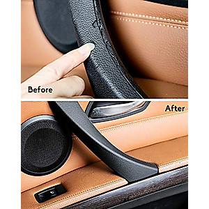 Jaronx for BMW 3 Series E90/E91 Door Handle Replacement Kit,Outer Cover+Door Pull Handle Passenger Door Handle for BMW 316 318 320 323 325 328 330 335 (2004-2011)(Right Side,Pull Handle+Outer Cover)