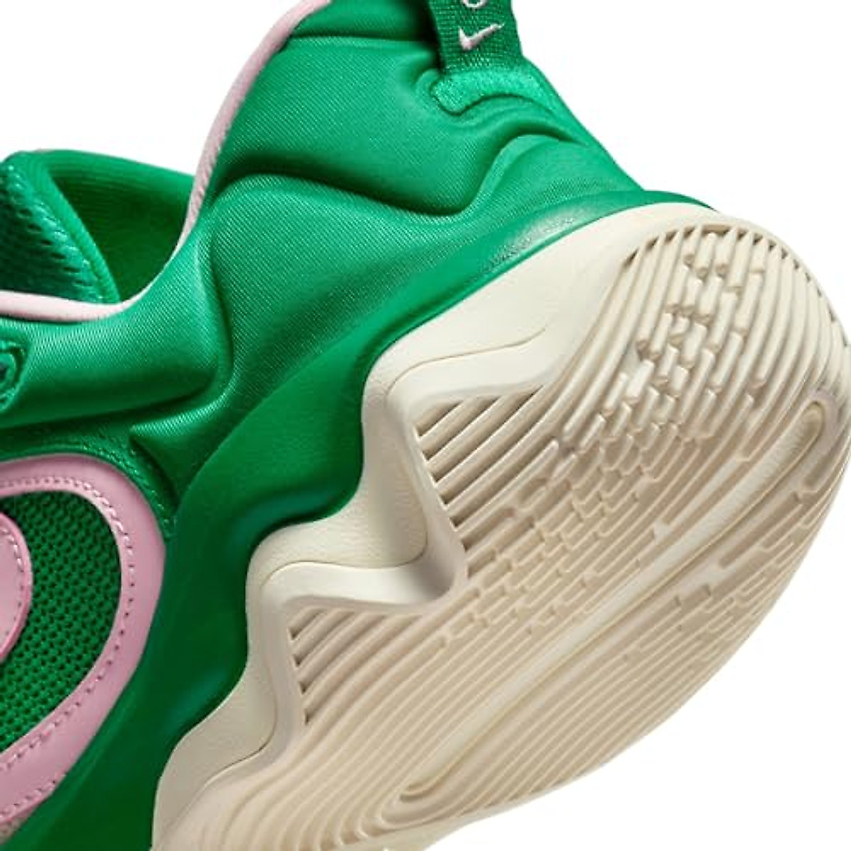 NIKE Men's Sneaker Three Quarters Tall, Malachite Malachite Med Soft Pink, 7.5