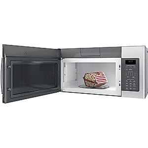 GE JVM6172SKSS 1.7 Cu. Ft. Over-the-Range Microwave Oven Stainless Steel Bundle with 2 YR CPS Enhanced Protection Pack