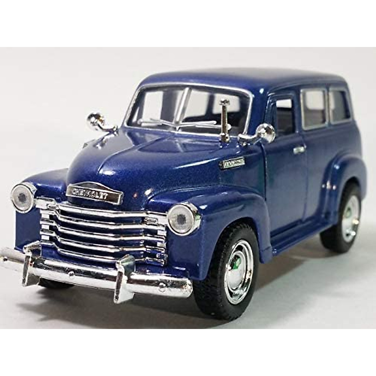 Kinsmart Chevy Suburban 1950 Navy Blue SUV 1/36 Scale Diecast Car
