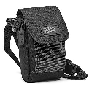 USA Gear Small Camera Bag Compatible with Ricoh GR III, Sony Cybershot, Nikon Coolpix, Kodak Pixpro FZ55 and more - Digital Camera Carrying Case with Belt Loop, Shoulder Strap, Weather Resistant