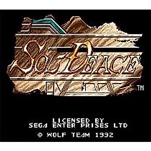 Sol Deace 16 bit MD Game Card For 16 bit Sega MegaDrive Genesis game console-JP SHELL