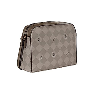 DIAMOND SIGNATURE CROSSBODY BAG TAUPE C / 1SZ