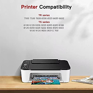 280XXL 281XXL Ink Replacement for Canon 280 281 Ink Cartridges Work for TR8520 Ink Cartridges TR8620 TR8620A TR7520 TS8220 TS6120 Printer, 5 Pack