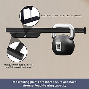 CXDCYN Thickened Paper Towel Holder - SUS304 Stainless Steel Paper Towel Holder Wall Mount, Self-Adhesive or Drilled, Under Cabinet Paper Towel Holder for Kitchen, Bathroom, Storeroom，Black 1-Pack