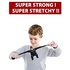 Nasidear Stretch Gorilla Figure,Stretch Gorilla for Twisting Pulling Bending,Stretchy Gorilla Action Figure for Kids Child Boys Girls