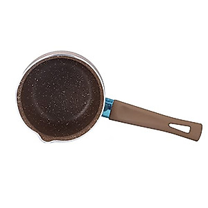 Aluminium Alloy Non Stick Milk Pan Mini Coffee Pot Saucepan Butter Warmer Melting Pot Lightweight Kitchen Cooking Pot(Coffee)