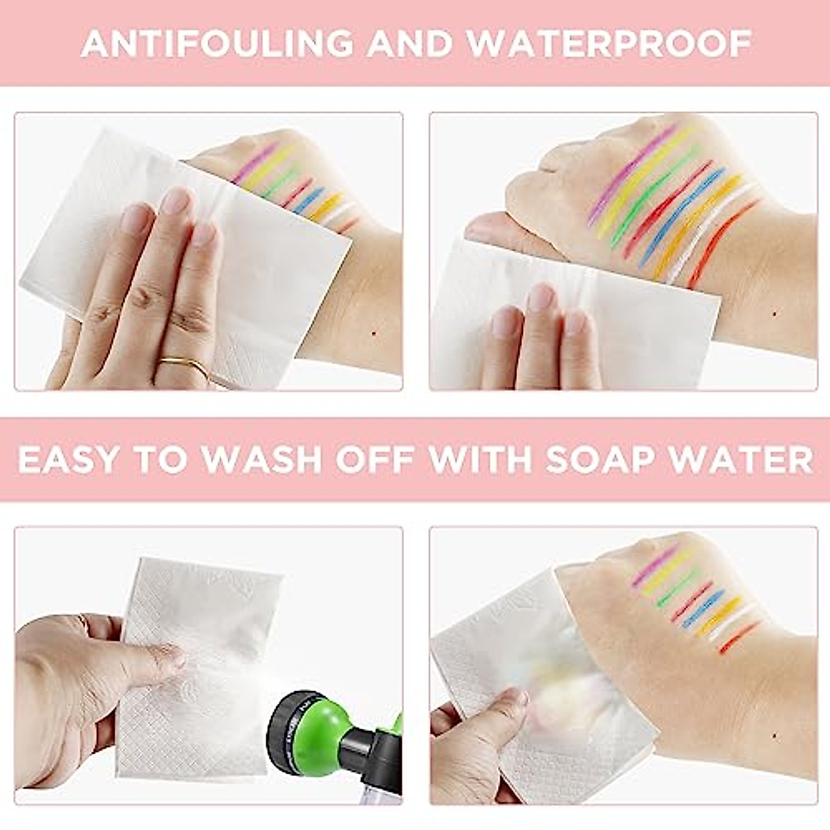 ANYI 8 Colors UV Glow Neon Eyeliner Set, Matte Colorful Eyeliner Pen, Neon Makeup Face Paint, Rainbow Graphic Eyeliner UV Glow in the Dark for Halloween Costume Holiday Birthday Masquerades