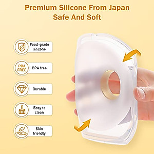 MISSAA Wearable Breast Pump, High Efficient Hands Free Pumps with 3 Modes & 8 Levels of Longest Battery LED Display, Double Portable Electric Breast Pump Fits for Most Size (13-26mm), Green