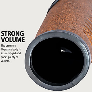 Meinl Percussion Fiberglass Guiro with Scraper, Three Sound Zones — NOT Made in China — for Latin American Music, 2-Year Warranty (GU7BR)