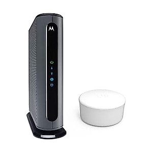 Motorola MH7601 Advanced WiFi 6 Router + MB8611 Multi-Gig DOCSIS 3.1 Cable Modem - Bundle