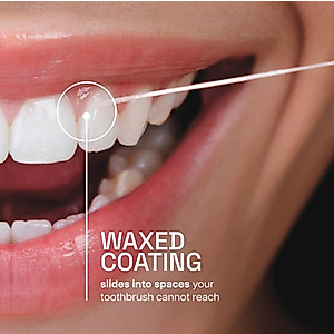 Reach Dentotape Waxed Dental Floss Bundle | Effective Plaque Removal, Extra Wide Cleaning Surface | Shred Resistance & Tension, Slides Smoothly & Easily, PFAS FREE | Unflavored, 100 YD, 6pk