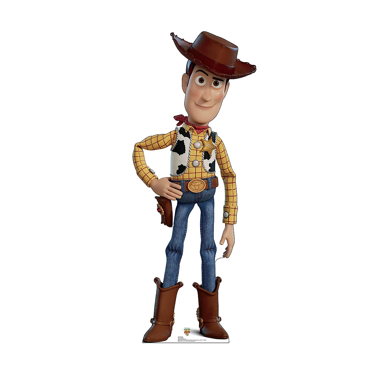 Cardboard People Woody Life Size Cardboard Cutout Standup - Disney Pixar Toy Story 4 (2019 Film)
