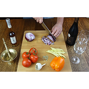 Gryffin Chef Knife 8 inch High Carbon German Steel Full tang for Kitchen with ergonomic pakkawood handle ultra sharp blade edge