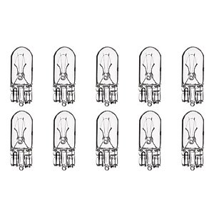CEC Industries #168 Bulbs, 14 V, 4.9 W, W2.1x9.5d Base, T-3.25 Shape (Box of 10)