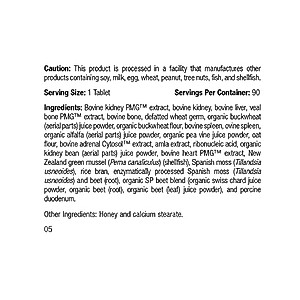 Standard Process - Feline Renal Support - Kidney and Urinary Health for Cats - 90 Tablets