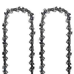 Opuladuo 10 Inch Pole Saw Chain for Harbor Freight Atlas 56934, 10" Polesaw Chain for Makita EY401MP EY2650H25H, Chainsaw Chain for Poulan PLN1510 and Echo Models - 3/8" - .050" - 39 Drive Links