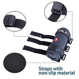 Xislet 2-Strap Style Portable UTV Speaker Mount Compatible with Polaris RZR Ranger Can Am Maverick X3 Kawasaki Mule Attaches 1.5-2.0" Roll Bar Wakeboard Tower Boat Wireless Speaker Bar Mount