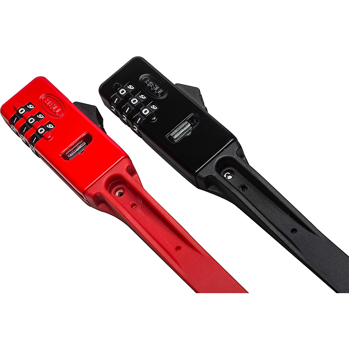 Bell QuickZip Zip-Tie Multi-Purpose Combo Lock 2 Pack Red/Black, One Size