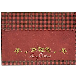 LANG Reindeer Kisses Petite Christmas Cards, 12 Cards & 13 Envelopes in Sturdy Keepsake Box, Full-Color Artwork, Linen-Embossed Paper Stock, Added Embellishments (2004534)