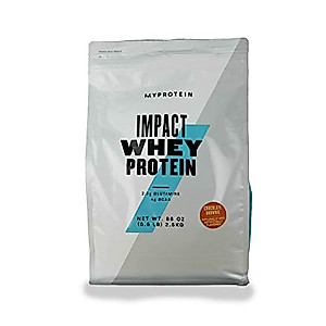 Myprotein Impact Whey Protein Blend, Chocolate Brownie, 5.5 lbs (100 Servings)
