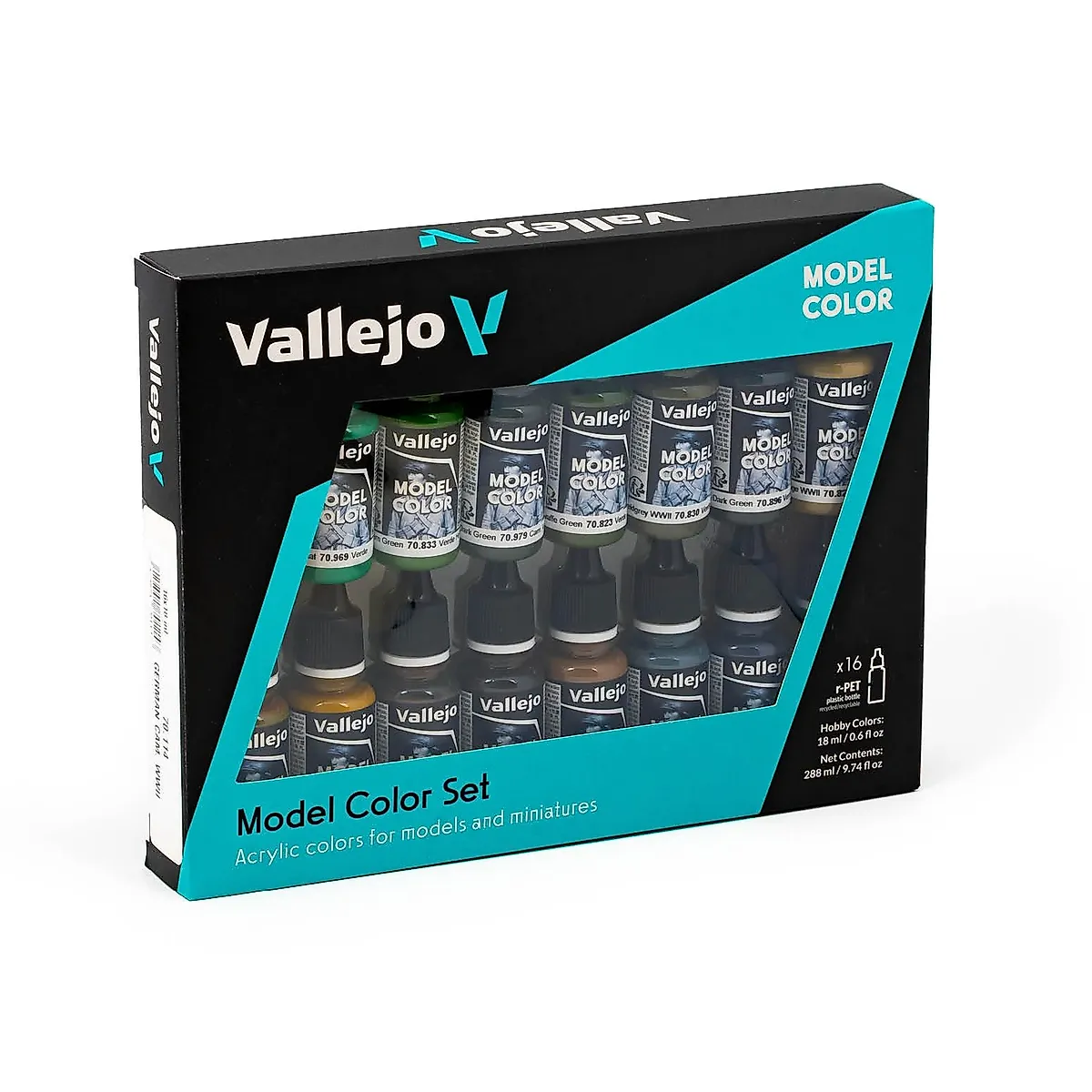 Model Color Paint Set - WWII German Camouflage Colors