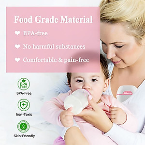 Aidmom Wearable Breast Pump with Touch Screen+3 Modes+9 Levels, Wearable Breast Pump Portable Hands Free, Rechargeable Milk Extractor Low Noise with Memory Function, 19mm 21mm 24mm 28mm Flanges