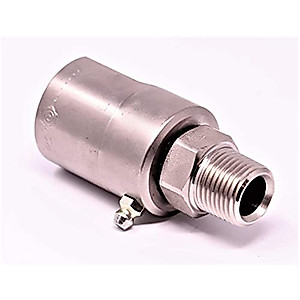 Genuine Super Swivel ½ inch MXF Heavy Duty Hose Reel Swivel. Replacement Swivel for Home and Industrial Steel Hose Reel 9SS8MP50XFP50-Ni-AL #5124