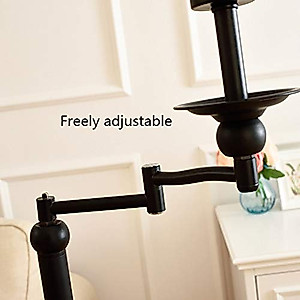 AVEO Floor lamp E27 Floor Lamp Modern Minimalist with Coffee Table Tray Can Be Placed Thing Decorative Floor Light Bedroom Living Room Floor Light (Color : Green)