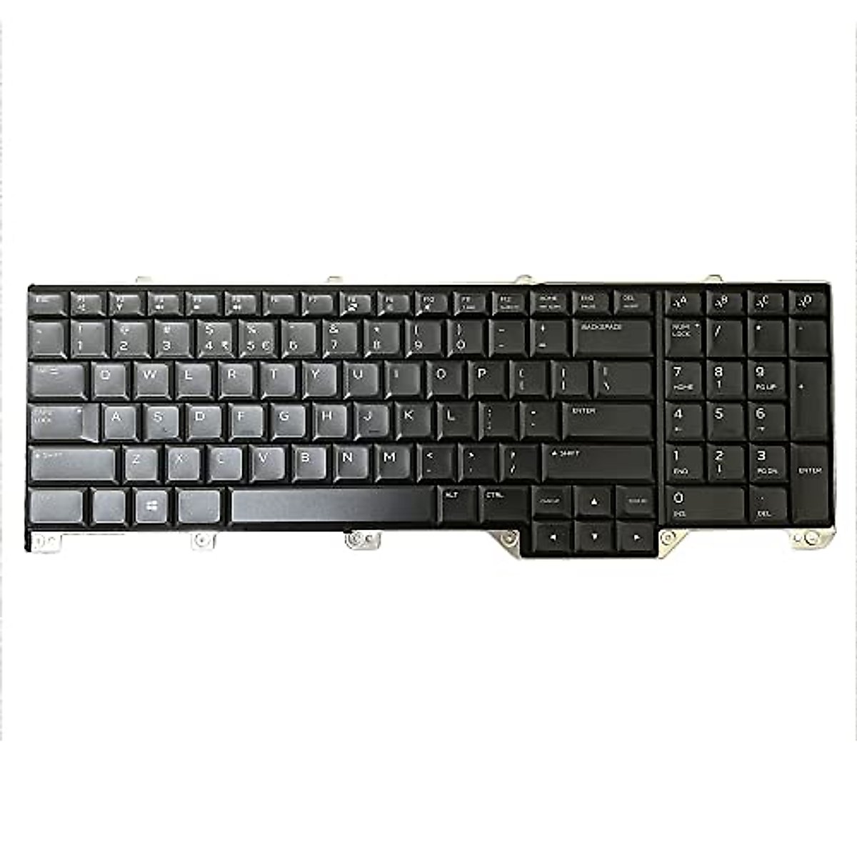 GinTai Laptops Keyboard Backlit US Replacement for Dell Alienware 17 R5 Area 51M 0WYFCV WYFCV RGB PK132F11A01 NSK-EYBBC IT（Black）
