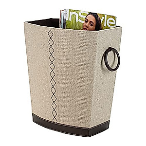 Organize It All Multi-Purpose Basket | Dimensions: 8" x 13.5" x 12" | Open Top | Great Storage | Home Organization | Handles for Easy Movement | Great for Office | Living Room | Beige