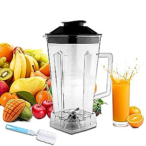 OUDE HOWER 64 OZ Container Blender Pitcher With Blade and Lid Blender Cup Replacement Accessories Fit for Vitamix 5200 5300 A2300 A2500 A3500 VM0101E VM0102 VM0103 VM0158 VM0197