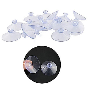 E-outstanding Suction Cup 25PCS 45mm Transparent PVC Plastic Sucker Pads
