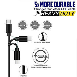 Wall Fast Charger & 5FT USB Type C Charging Cable Cord for Verizon MiFi 7730L 8800L Jetpack,Verizon Orbic Speed 400L, INSEEGO 5G MiFi M1000 2000 M2100, Netgear M1 M5 MR1100, MT1300,TCL Linkzone 5G UW