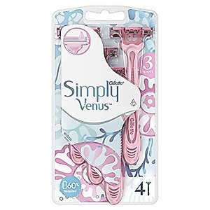 Venus - Simply3 Disposable Razors for Women - 4 Pieces