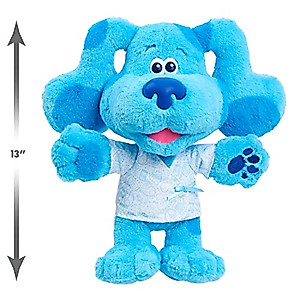 Blue's Clues & You! Check-Up Time Blue Lights and Sounds Interactive 13-Inch Plush, 7-Piece Pretend Play Doctor Set, Kids Toys for Ages 3 Up by Just Play