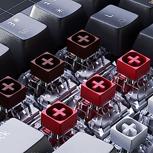 DRAOZA Kailh Box Brown Switch for Mechanical Gaming Keyboard 3 Pin Plate Mounted/RGB/SMD Waterproof MX Lever Switch (108pcs Brown Switch)