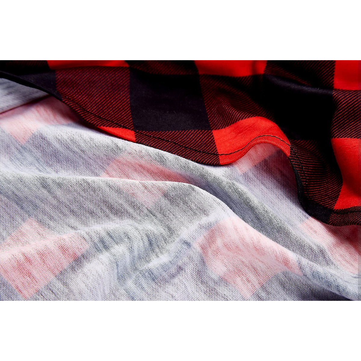 Urban CoCo Women's Classic Plaid Shirt Button Down Long Sleeve Blouse (M, 8)