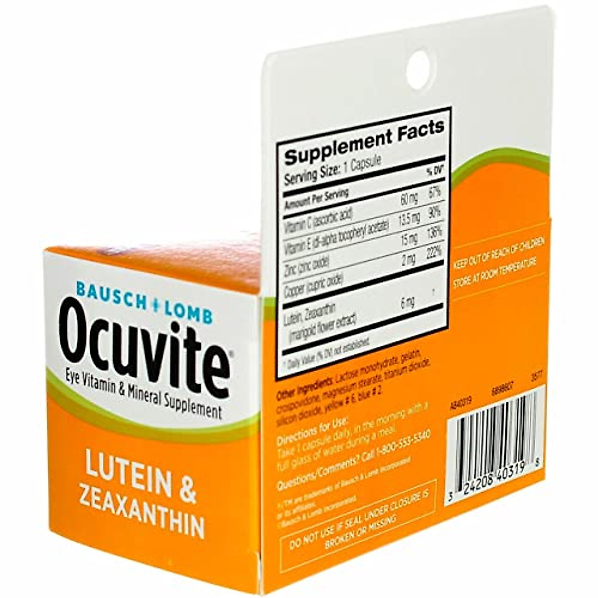 Bausch & Lomb Ocuvite Lutein Capsules 36 Capsules (Pack of 4)