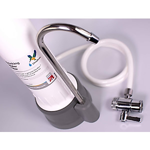 Doulton ¦ W9331032 ¦ HCP Countertop Filter System ¦ Tap Fit ¦ 10" UltraCarb Short Thread Element BSP Mount ¦ Superb Taste Drinking Water Filter ¦ 9501 ¦ White and Grey