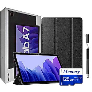 SAMSUNG A7 Tab 10.4''(2000x1200) Wi-Fi Tablet, Qualcomm Snapdragon 662, 3GB RAM 64GB Storage, Gray + Accessories