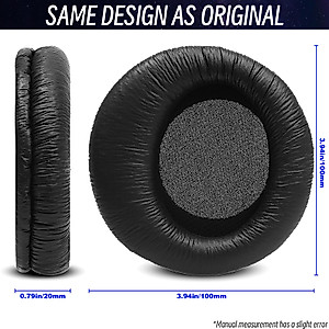 MDR-RF985R Replacement Ear Pads Cushion Cups Compatible with Sony TMR-RF985R RF985RK MDR-RF970R RF970RK 960R RF925RK RF925R Wireless Headphones, Repair Parts with Soft Leather Surface