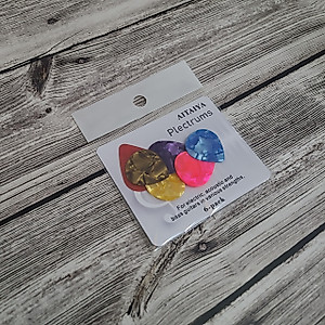 AITAIYA Plectrums,Guitar Picks, For electric, acoustic and bass guitars in various strengths - Precision Picks for Every Guitarist