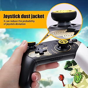 Switch Pro Controller Thumb Grips, Cool Thumb Grips Compatible with Switch Pro Controller, PS5 Controller, PS4 Controller, Xbox Controller, etc