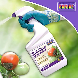 Bonide Rot-Stop Tomato Blossom End Rot, 32 oz Ready-to-Use Spray Garden Fertilizer for Calcium Deficiency in Plants