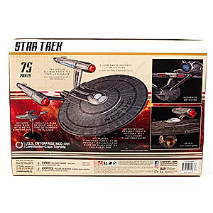 Polar Lights Star Trek Discovery U.S.S. Enterprise 2T 1:1000 Scale Set Prop Replica Model Kit (POL973M)